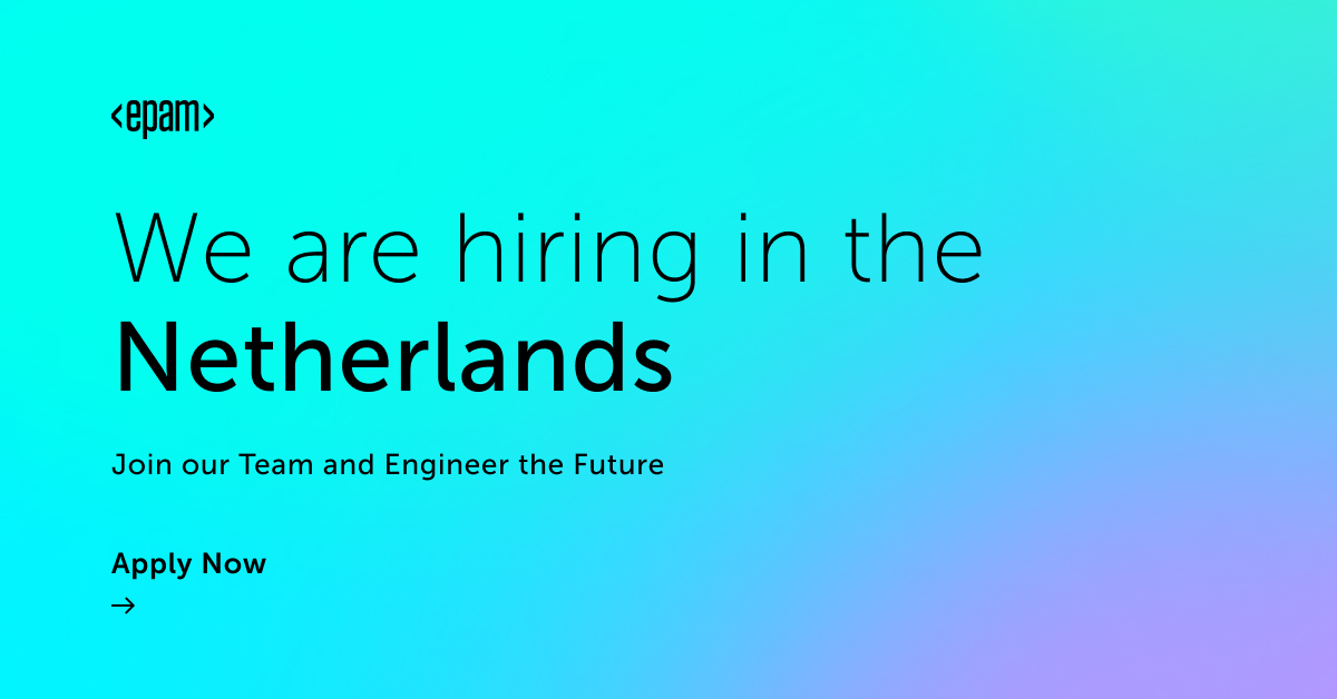 Careers at EPAM company | Join us in the Netherlands