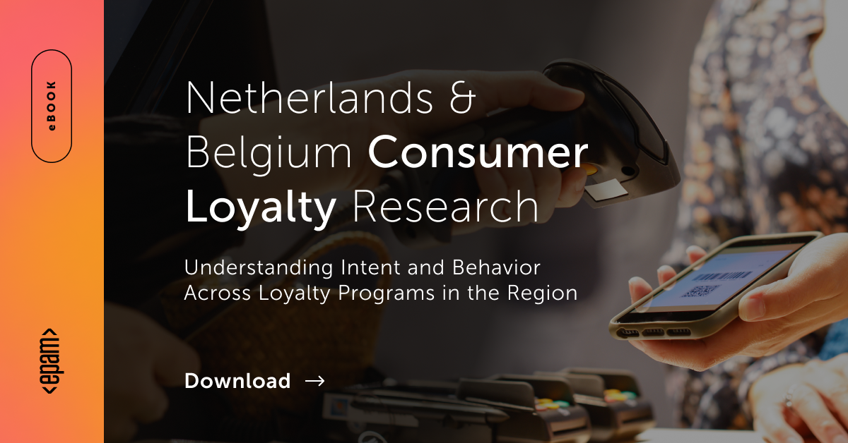 Consumer Loyalty eBook: Netherlands & Belgium | EPAM