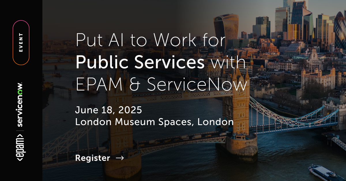 ServiceNow UK Public Services Forum | EPAM