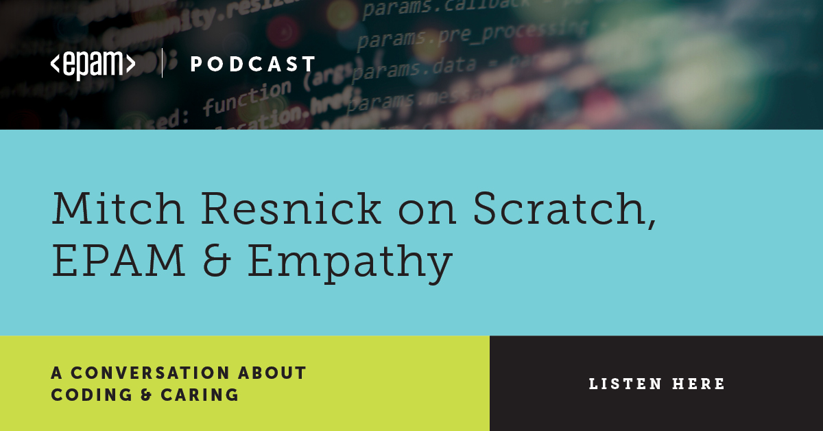 Mitch Resnick Speaks Scratch | EPAM